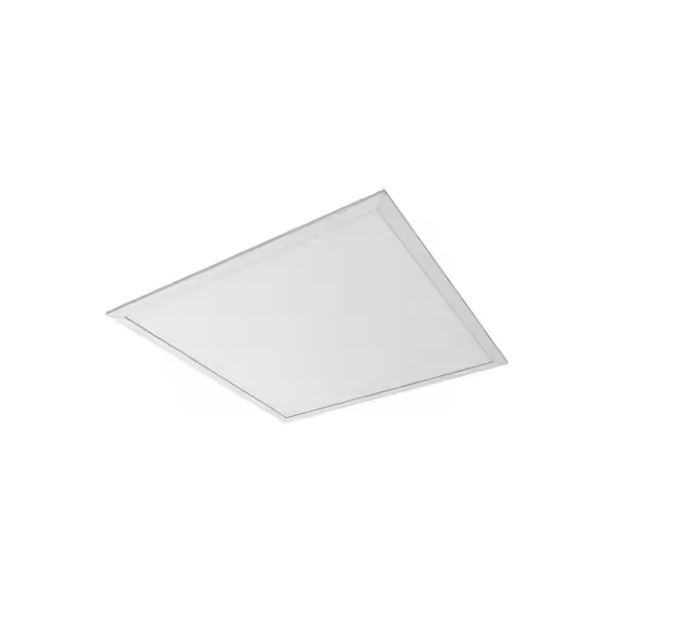 CE 2 ft. x 2 ft. White Integrated LED Flat Panel Troffer Light Fixture ...